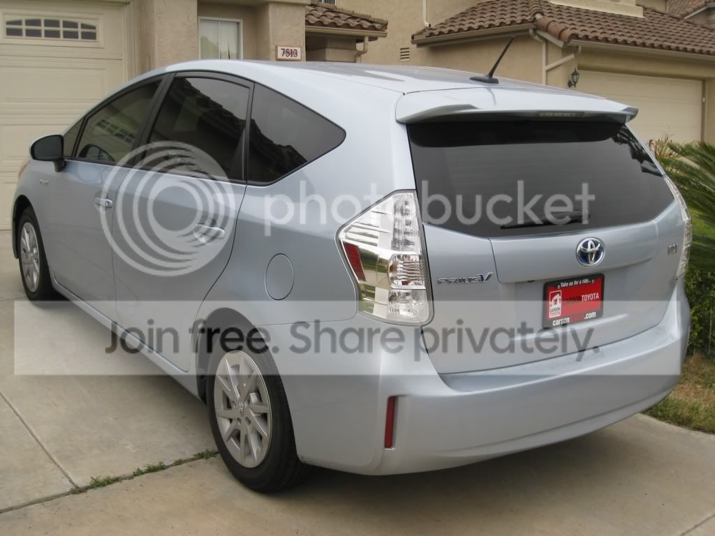 New Prius v (3) Tinted (20% back, 30% front) | PriusChat